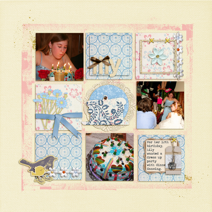 Scrapbook Page Composition: Ideas for Arranging Your Elements in a Grid ...