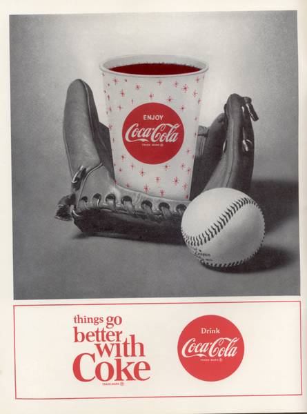 1965_COCA_COLA_AD_BASEBALL | Scrapbooking Ideas & Layout Design