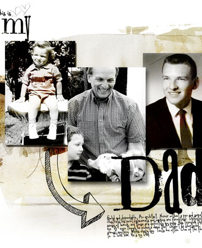 Ideas for Composing the 3-Photo Scrapbook Page