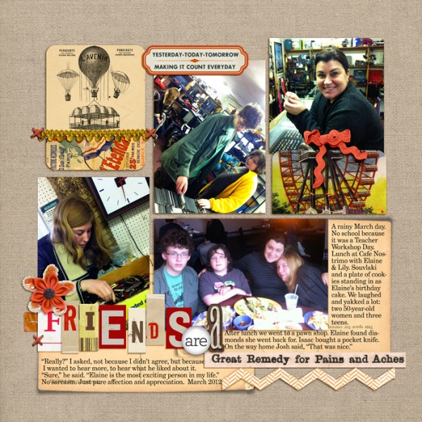 Ideas for Composing the 4-Photo Scrapbook Page | Scrapbooking Ideas ...