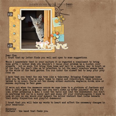 Ideas for Writing Scrapbook Page Journaling in the Form of a Letter ...