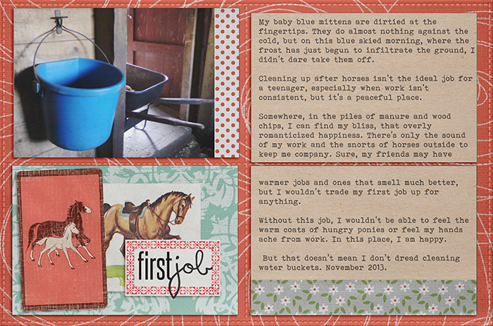 FirstJob | Scrapbooking Ideas & Layout Design