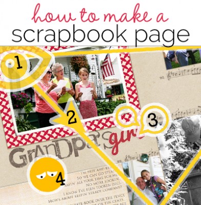 How to Make A Scrapbook Page | Scrapbooking Ideas & Layout Design