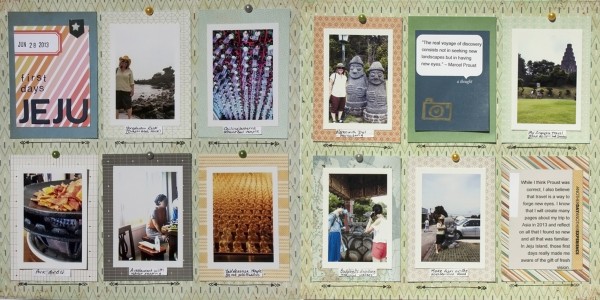 Scrapbook Design Ideas for Two-Page Layouts with Grid Foundations