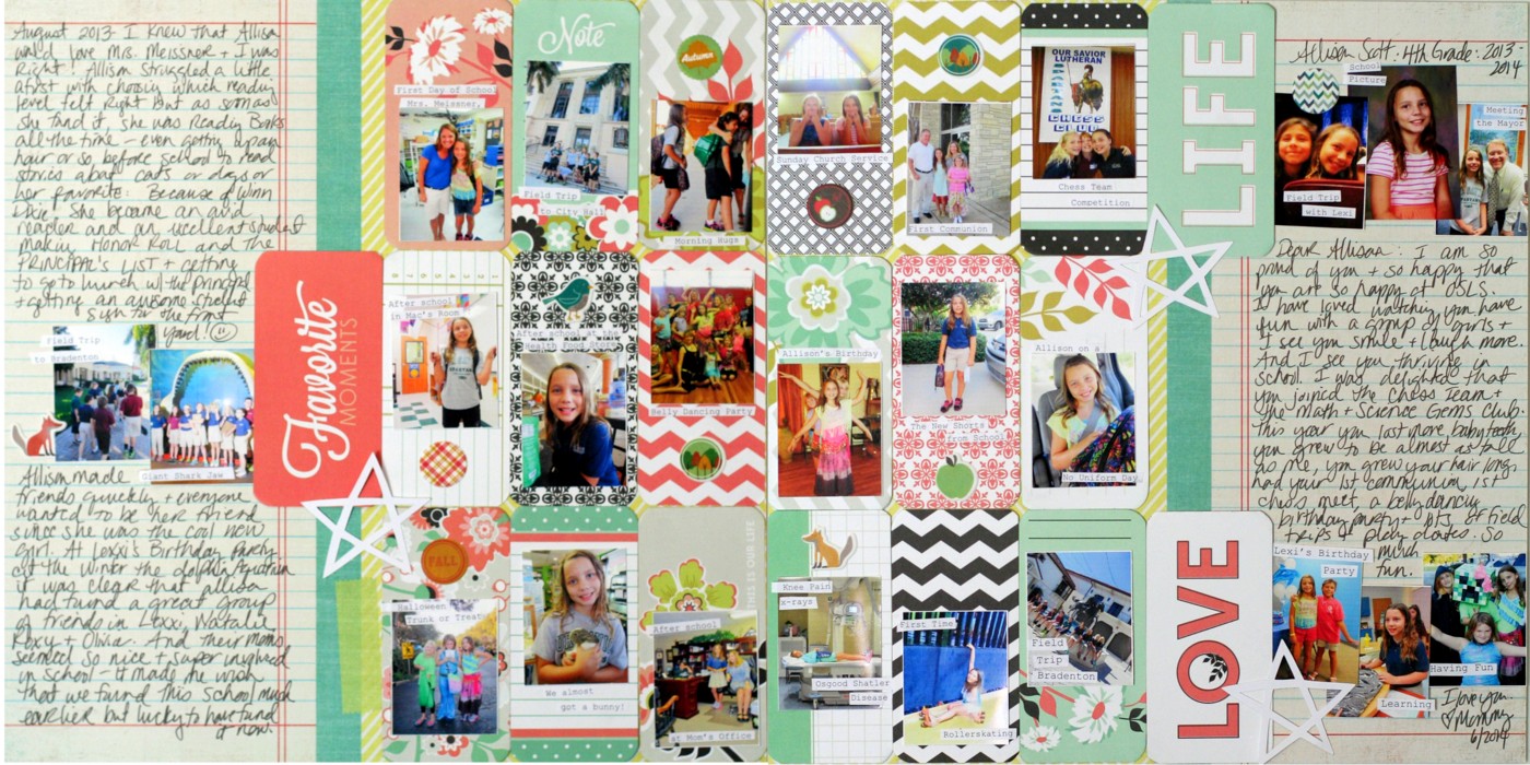Scrapbook Design Ideas for Two-Page Layouts with Grid Foundations ...