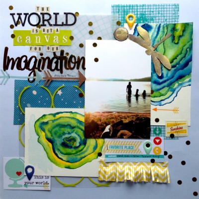 Ideas & Techniques for Adding Trendy Contour Lines to Your Scrapbook ...
