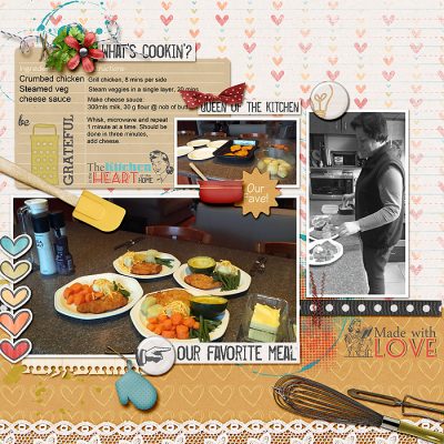 Page Ideas for Scrapbooking Your Food