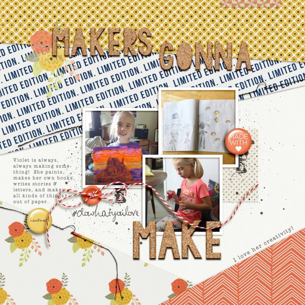Find and Use Inspiration for Designing with Line on the Scrapbook Page ...